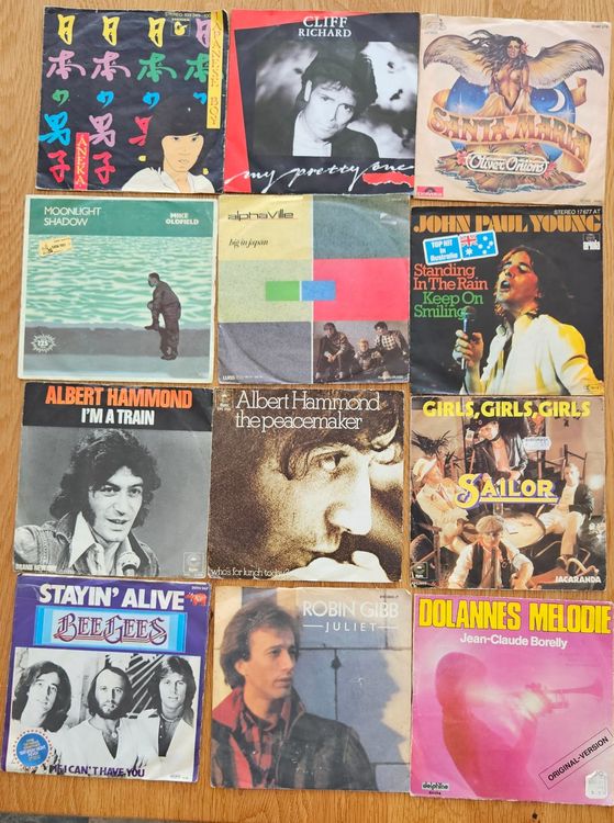 12 Singels. Welthits! Bee Gees, Robin Gibb, Alphaville, ... (Gebraucht ...