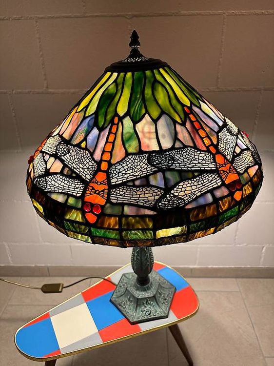 Tiffany Lampe Tisch-Lampe Salonlampe Jugendstil (Gebraucht) in ...