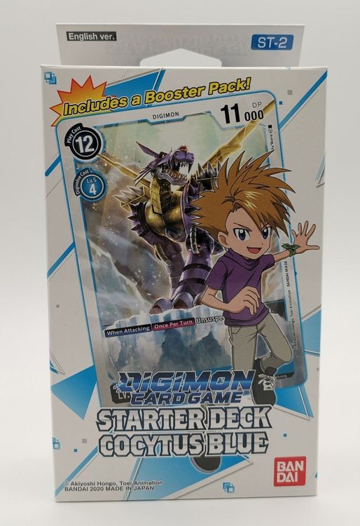 Digimon - Starter Deck Display Cocytus Blue ST-2 / EN (Neu und ...