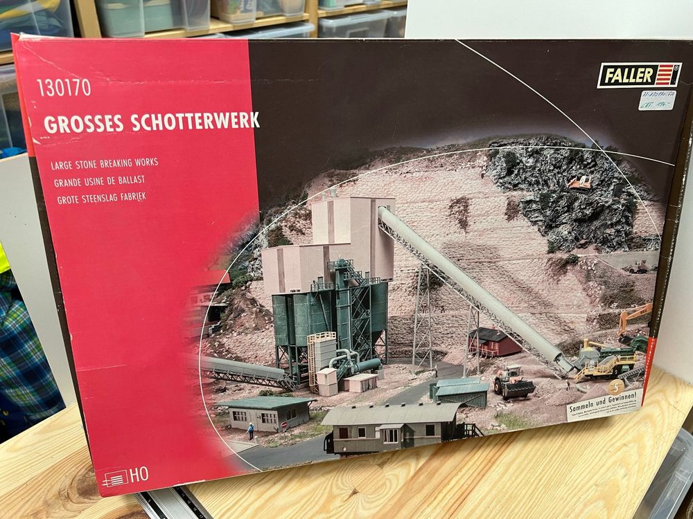 FALLER H0 130170 Bausatz Großes Schotterwerk OVP (Neu und ...