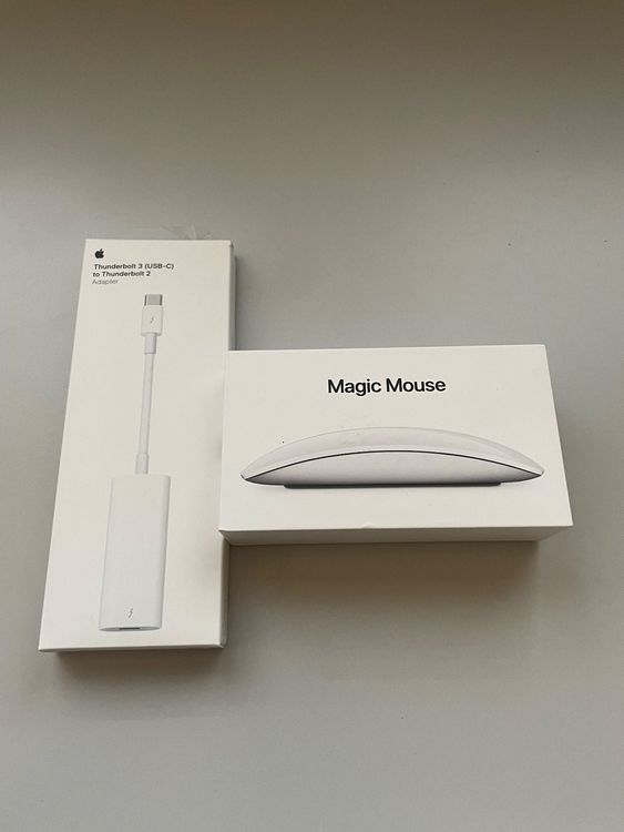 APPLE Magic Mouse Maus + APPLE Thunderbolt 3 (USB‑C) (Neu (gemäss Beschreibung)) in Regensdorf ...