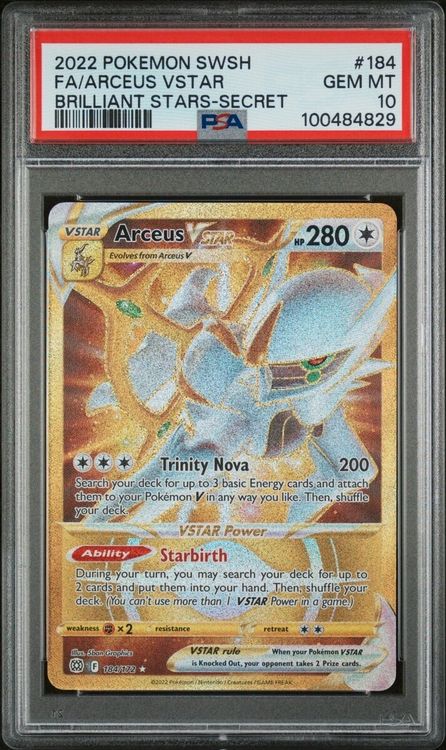 Pokemon - Arceus V Star - BRS 184 - PSA 10 - ENG (Gebraucht) in Lugano für CHF 110 – mit ...