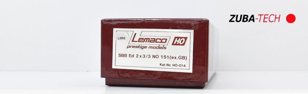 Lemaco H0-014 Mallet-Dampflok Ed 2x 3/3 SBB H0 GS mit OVP (Gebraucht ...