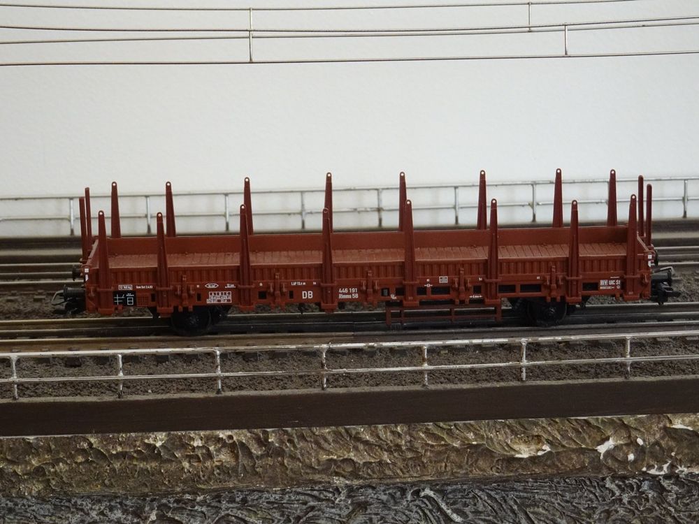 Rungenwagen Rlmms 58 446 191 der DB Trix 21532 | Kaufen auf Ricardo