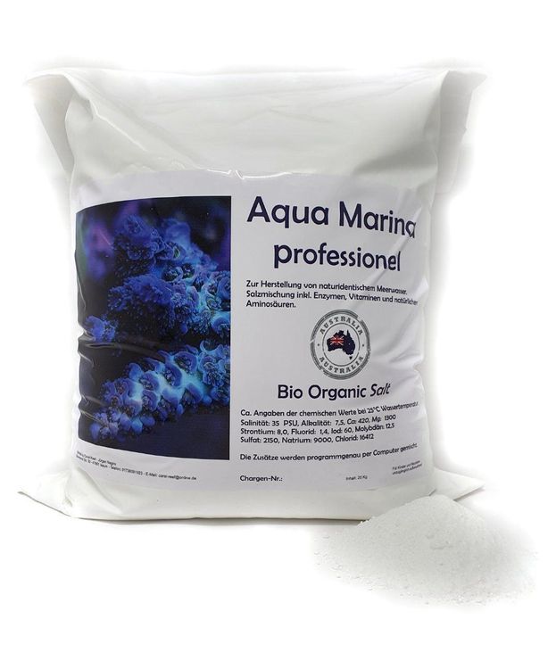 Aqua Marina Bio Organic Salt, 20 Kilo. (Neu und originalverpackt) in ...