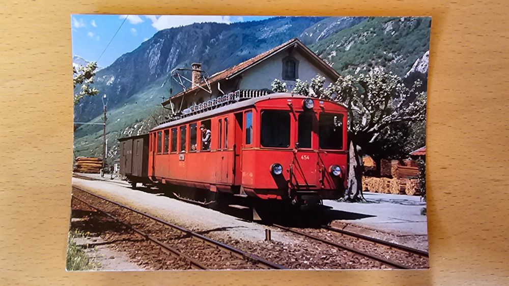 Postkarte RhB ABDe 4/4 454 Bellinzona - Mesocco (Neu (gemäss Beschreibung)) in Matten für CHF 1 ...