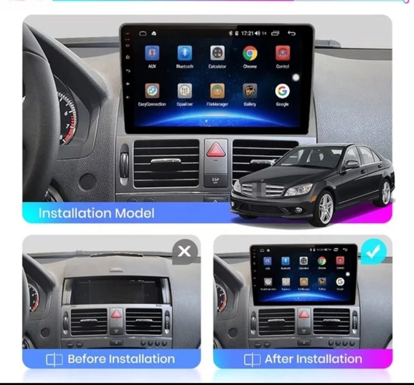 Mercedes C W204 Android RadioCarplay & AndroidAuto 2+32 GBqq | Kaufen ...