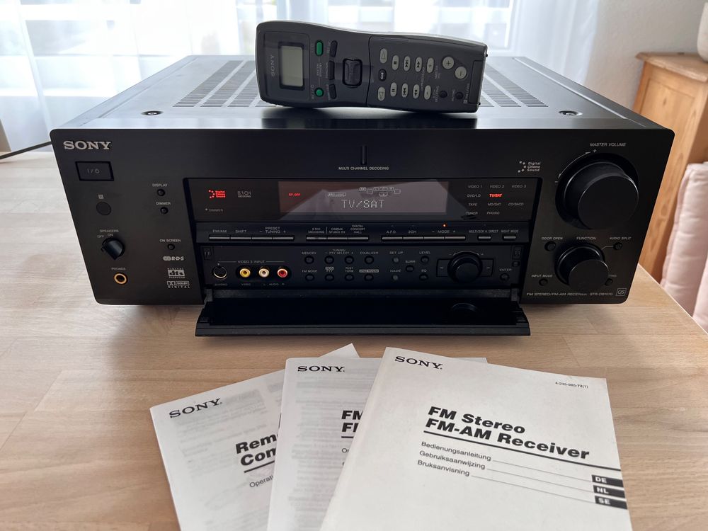 Sony STR-DB 1070 QS Dolby Digital 6.1 Receiver schwarz (Gebraucht) in ...