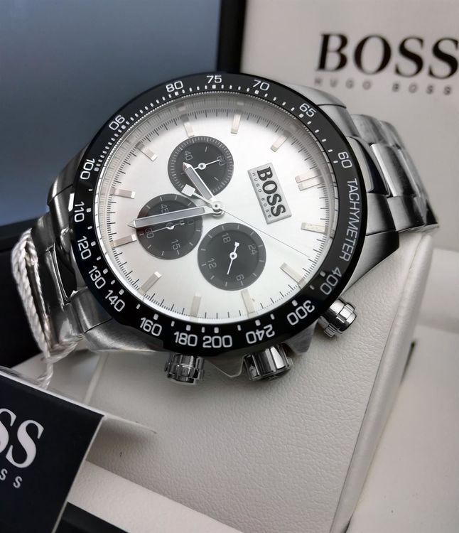 Neue HUGO BOSS Herrenuhr mit Tachymeter | Kaufen auf Ricardo