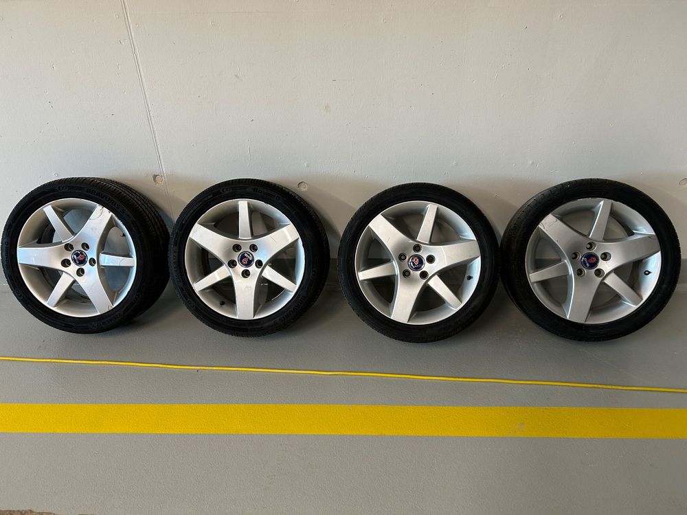 Original Saab Alufelgen "3-spoke double" (Gebraucht) in für CHF 500 ...
