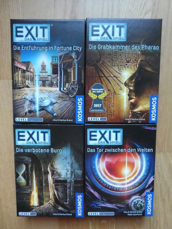 4 Exit-Spiele | Kaufen auf Ricardo