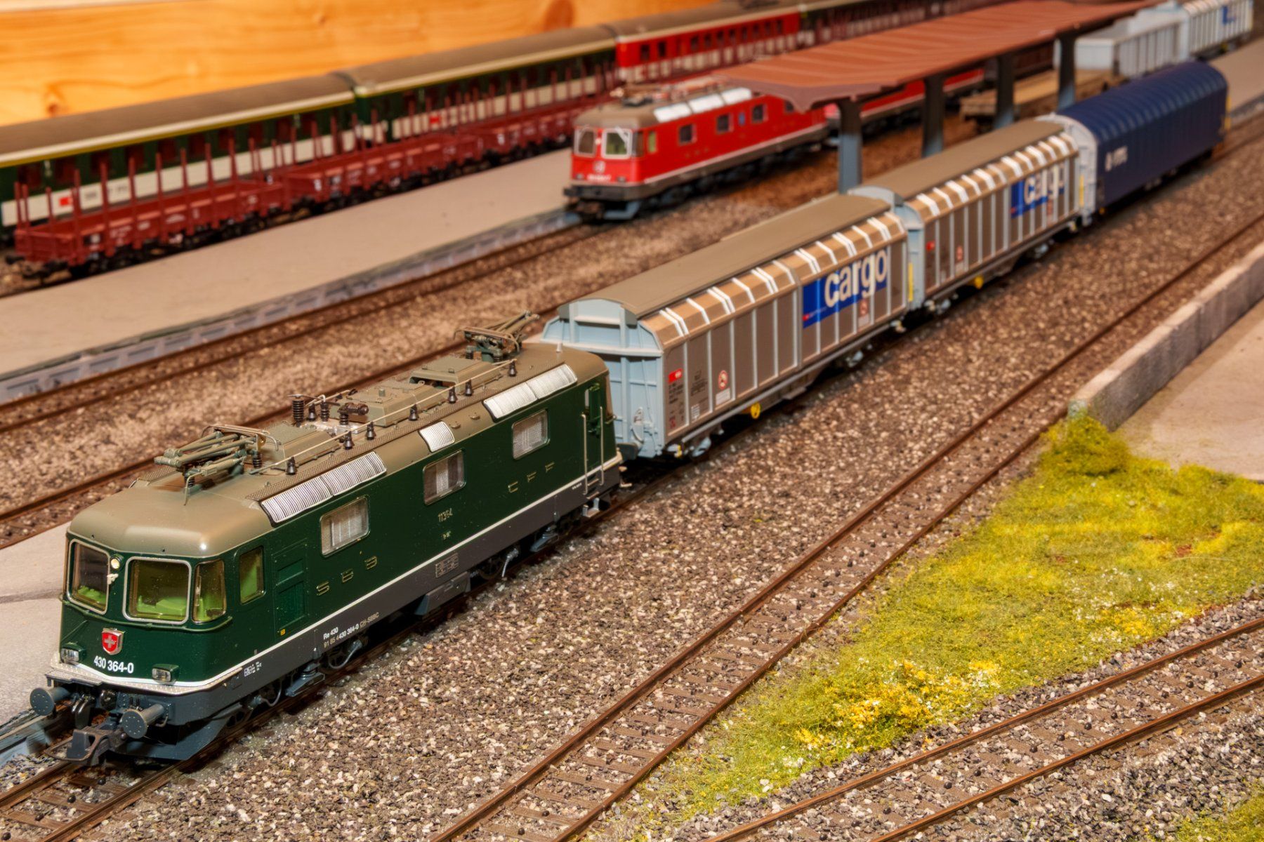 SBB Güterzug: Roco Re 430 79404 + 3 Wagen (76479/48015) H0 (Gebraucht ...