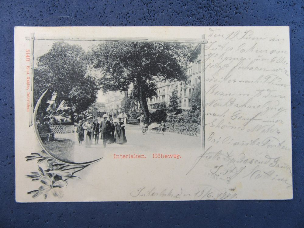 AK BEO INTERLAKEN HÖHEWEG 1900 BELEBT | Kaufen auf Ricardo