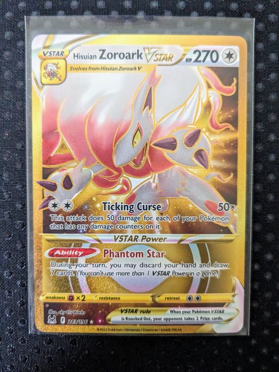 Pokémon Lost Origin - Hisuian Zoroark VStar 213/196 ( EN ) (Neu (gemäss Beschreibung)) in Kappel ...