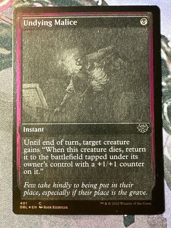 Undying Malice Silver Screen FOIL 401 Innistrad | Kaufen auf Ricardo