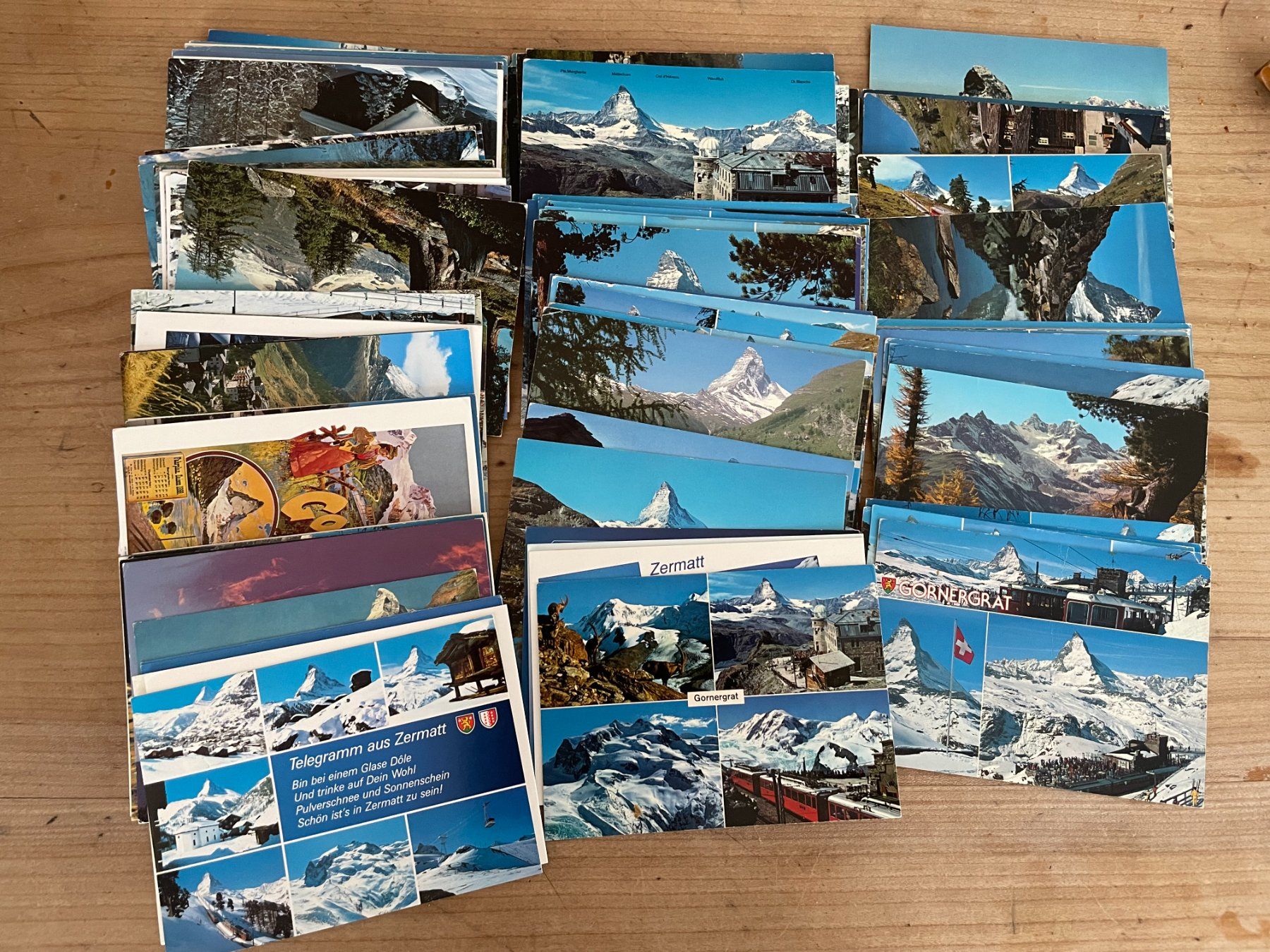 AK VS Sammlung 110 Ansichtskarten von Zermatt / Matterhorn (Gebraucht) in Thal für CHF 12 – mit ...