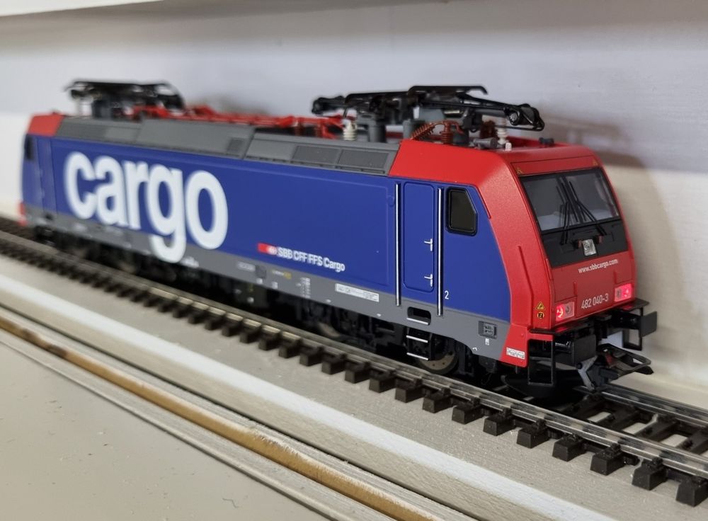 PIKO 59042 mfx E-Lok BR 482 SBB-Cargo H0 AC/WS digital (Neu (gemäss ...