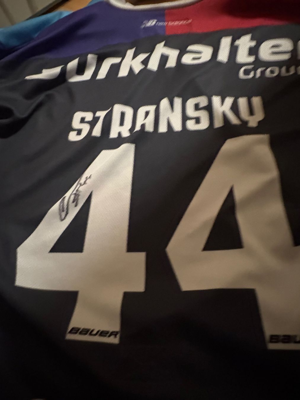 Hc Davos signiertes Charity Trikot Matej Stransky +Autogramm (Neu ...
