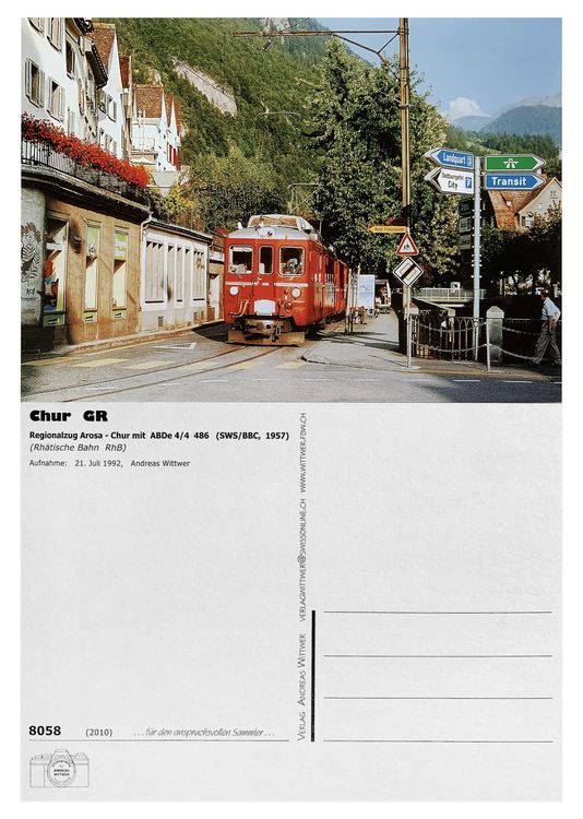 Chur Obertor Chur Stadt Graubünden RhB Arosa Bahn ABDe 4/4 (Neu (gemäss Beschreibung)) in Bern ...