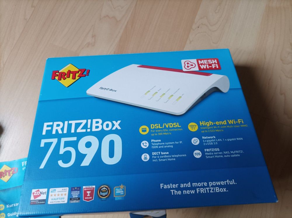 AVM FRITZ!Box 7590 A/CH Router, Garantie bis Januar 2026 | Kaufen auf ...