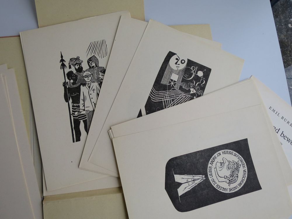 Mappe Emil Burki 7x7 Originalholzschnitte 1953 (Gebraucht) in Zürich ...