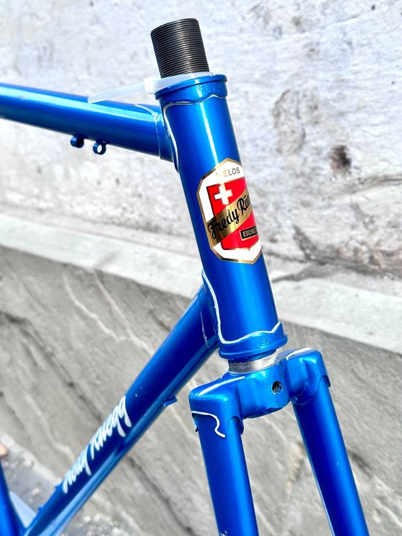 Fredy Rüegg Frame Rennvelo Stahl Rahmen 55 1978 TOPZUSTAND (Gebraucht ...