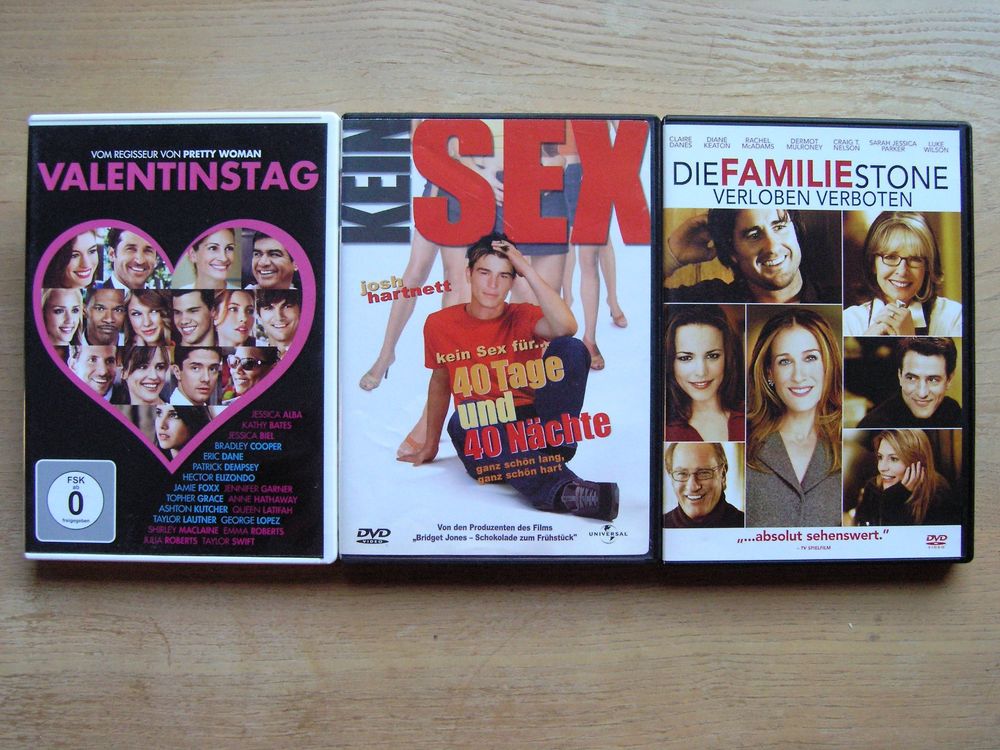 Komödie - Romantik DVD Trilogie (Gebraucht) in Zuzwil SG für CHF 8.5 – mit Lieferung auf Ricardo ...