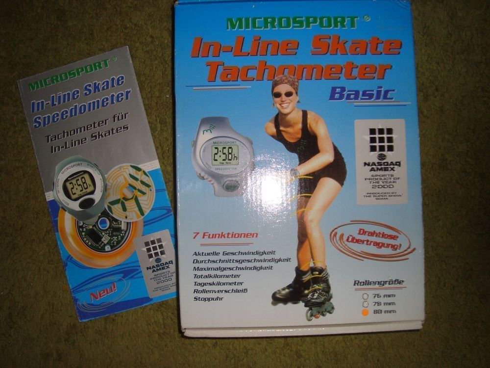 Tachometer Skate shoes fuer 80mm Rollen Microsport (Neu und ...