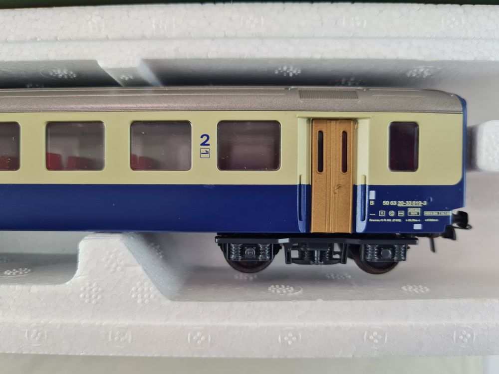 HAG 452 Einheitswagen BLS 2. Klasse AC H0 1:87 (Neu (gemäss ...