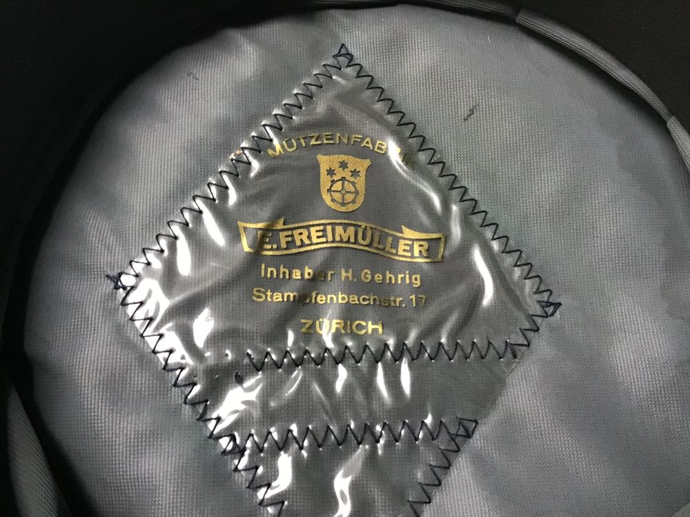 Originale alte Uniform-Mütze "STADTPOLIZEI ZÜRICH" Stapo ZH (Gebraucht ...