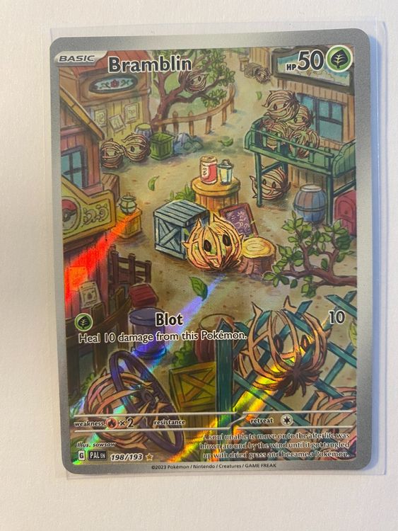 Pokemon Bramblin 198/193 Paldea Evolved EN (Neu (gemäss Beschreibung ...