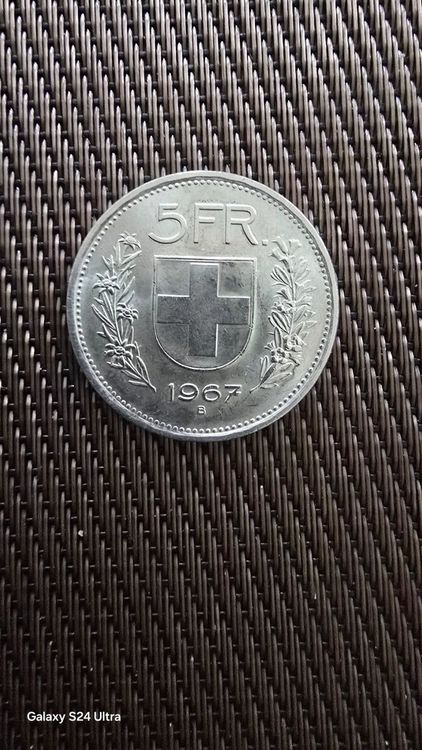 5 Franken 1967 B Silbermünze, (Gebraucht) in Domat/Ems für CHF 11 – mit Lieferung auf Ricardo kaufen
