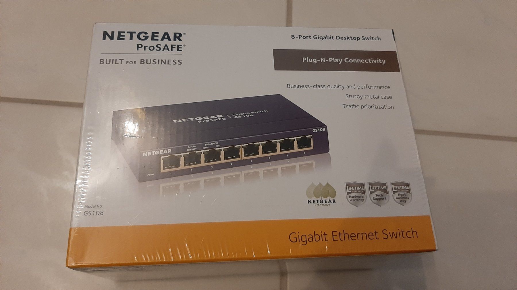 K..149 R R)Neuer Netgear GS108 ProSAFE Switch 8 Port Gigabit (Neu und ...