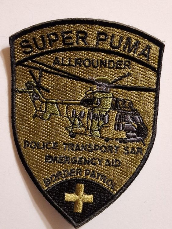 Luftwaffe Abzeichen Badge Heli Super Puma Police | Kaufen auf Ricardo