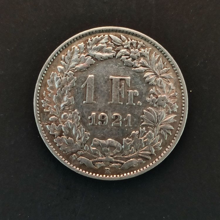 1 Franken Silbermünze 1921 (Gebraucht) in Eggenwil für CHF 3 – mit Lieferung auf Ricardo kaufen