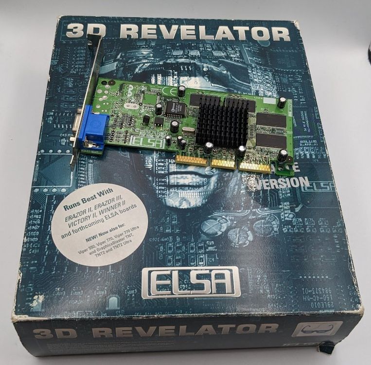 Elsa 3D Revelator mit OVP und Erazor III Grafikkarte (Gebraucht) in für ...