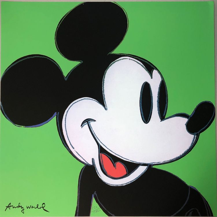 Andy Warhol: Mickey Mouse 252/2400 (Neu (gemäss Beschreibung)) in ...