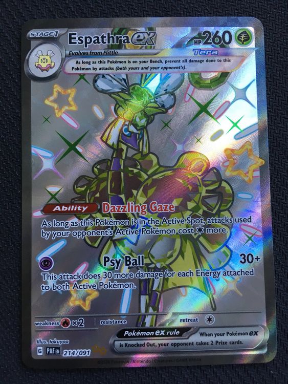 Paldean Fates 214/091 Espathra ex -EN- | Kaufen auf Ricardo