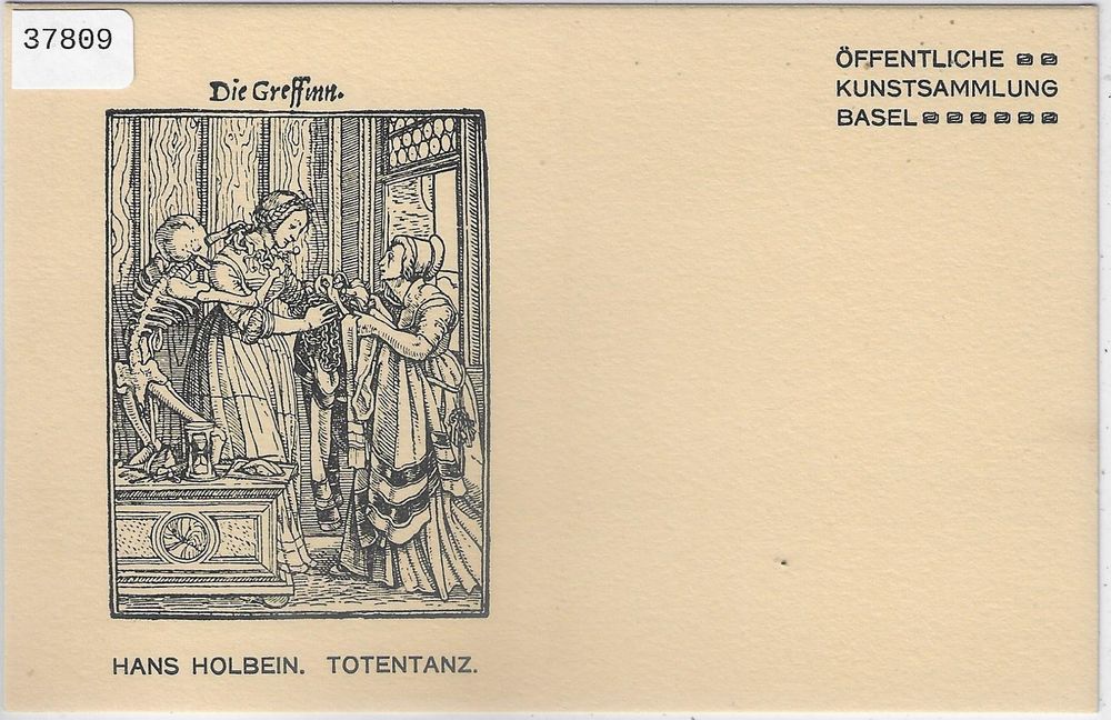 Basel - Hans Holbein - Totentanz - Die Greffinn (Gebraucht) in Ettingen ...