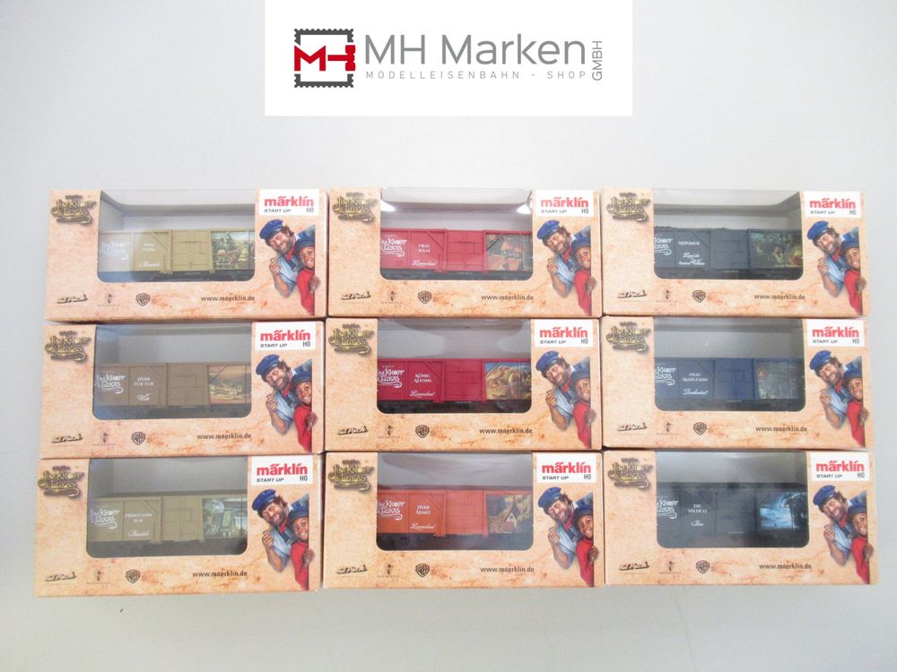 Märklin 44815, 44816, 44817, Jim Knopf & Lukas Wagen, AC H0 (Gebraucht ...