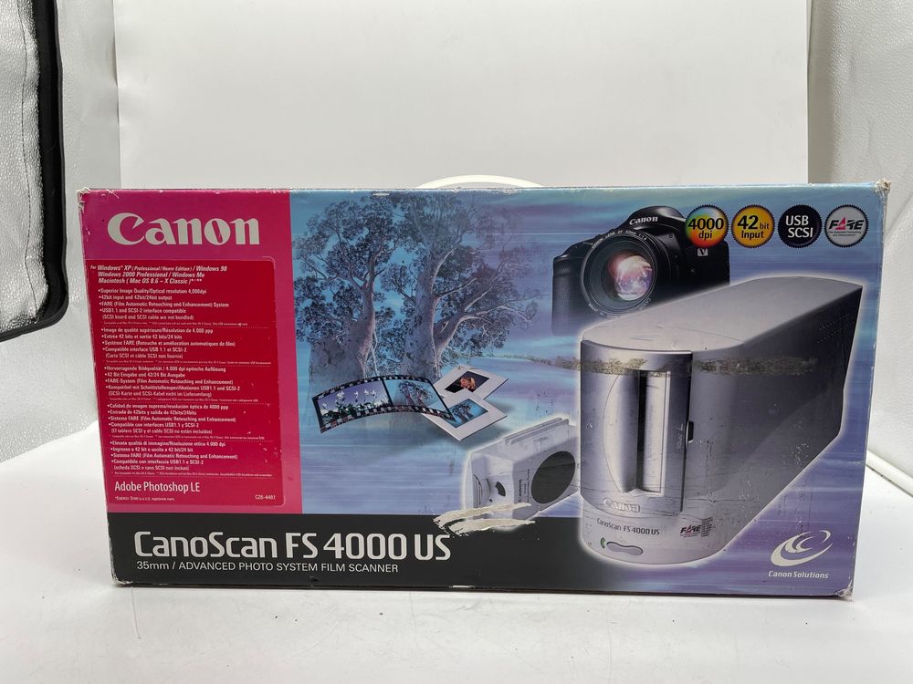 Canon CanoScan FS4000US film scanner Komplett ungetestet | Kaufen auf ...
