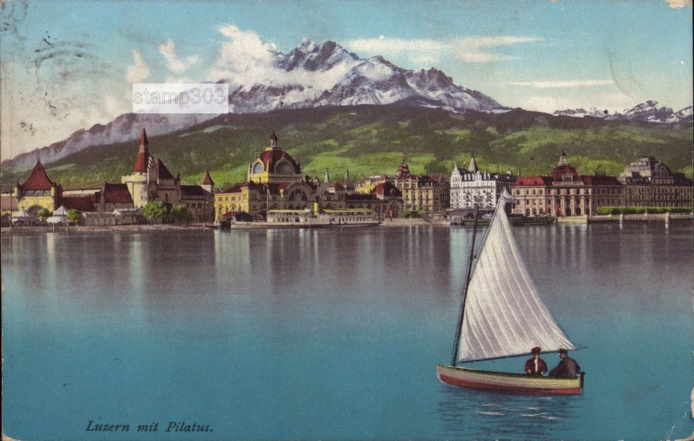 1911 AK Luzern mit Pilatus | Kaufen auf Ricardo