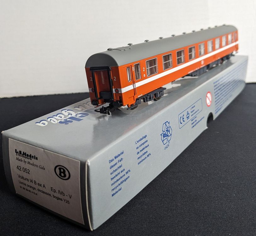 LS Models 42052 SNCB Voiture 2èmecl I4 B ex A Ep4b-5 (Neu und originalverpackt) in Léchelles für ...