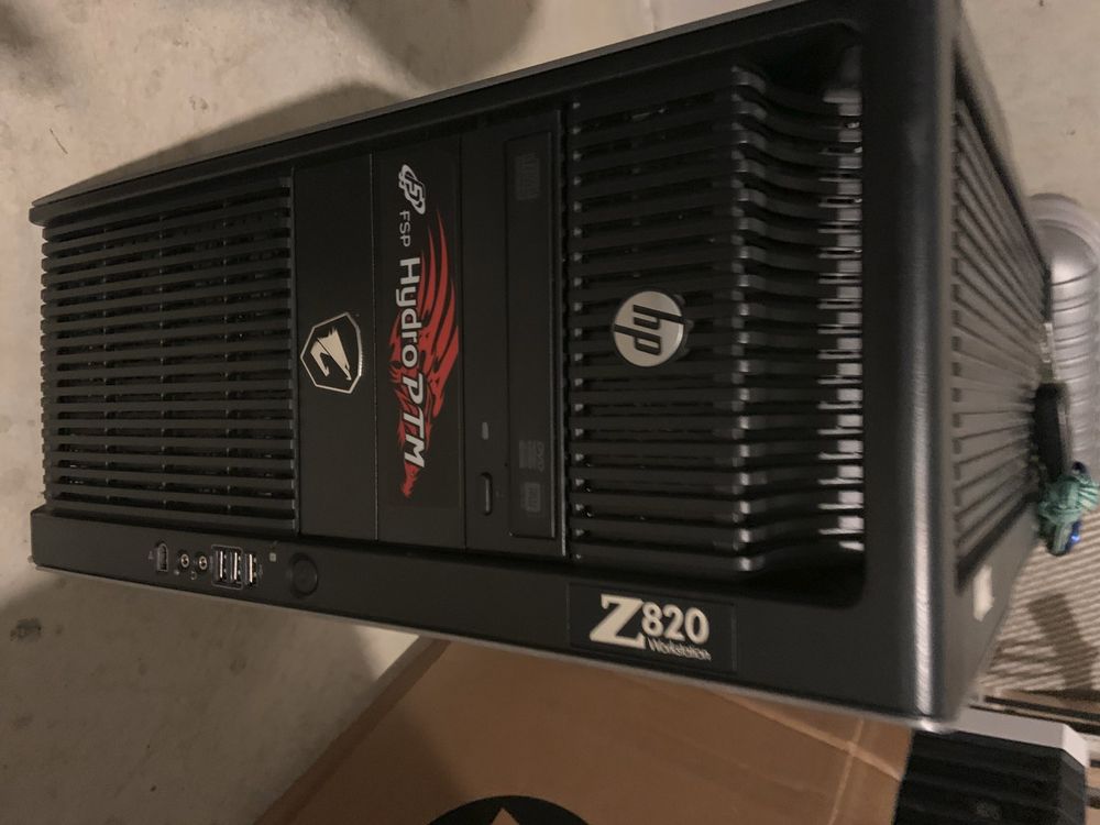 HP Z820 - 192 GB RAM - DISQUE DUR - WIndows 10 - 1080 TI | Kaufen auf Ricardo