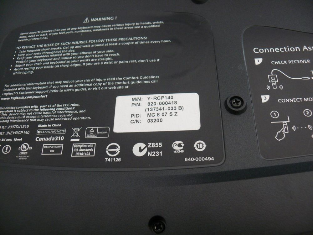 Logitech Y-RCP140 Cordless Keyboard (Gebraucht) in für CHF 67 – mit ...