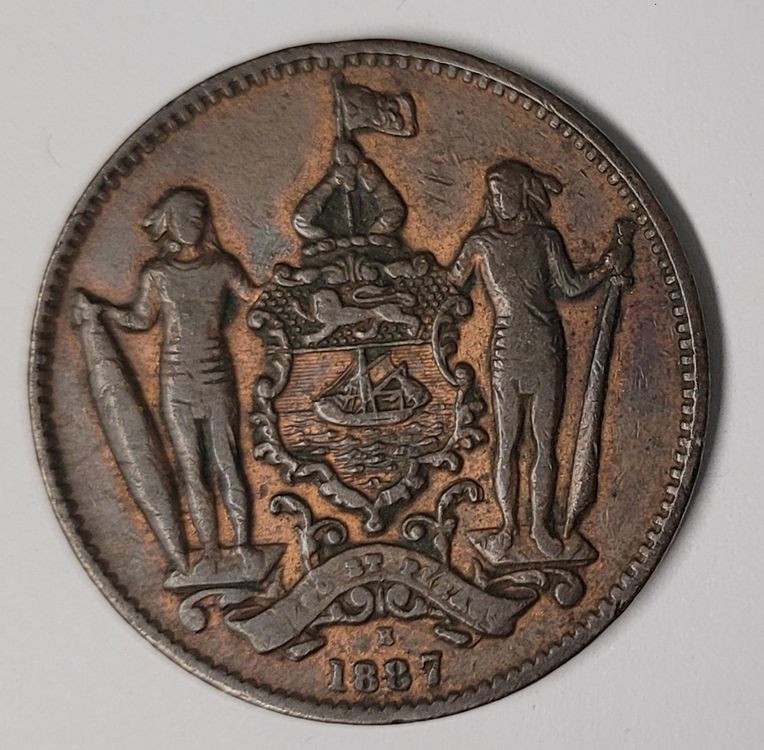 1 CENT / BRITISH NORTH BORNEO 1887 (British Malaysia) (Gebraucht) in ...