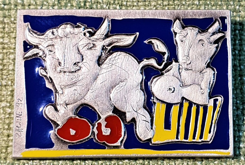O181 - Kunst Pin von Pierre Zaline 1992 | Kaufen auf Ricardo