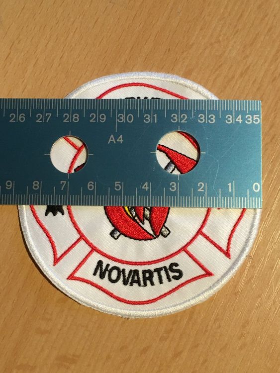Feuerwehr Badge / Aufnäher Novartis Feuerwehr 2 Stück (Gebraucht) in ...