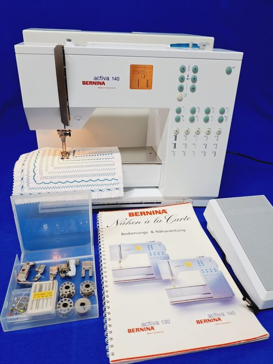 BERNINA ACTIVA 140 WIE NEU GARANTIE 3MT FRISCH REVIDIERT (Gebraucht) in ...