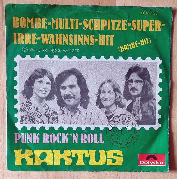 Kaktus "Bombe-Multi./Punk Rock'n'Roll" (CH 1977) VinylSingle (Gebraucht) in Luzern für CHF 26 ...
